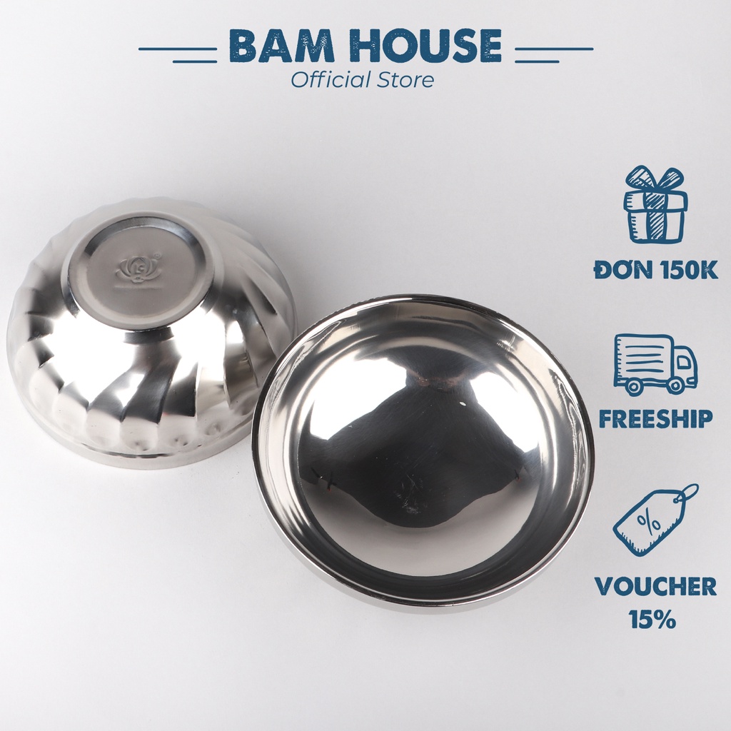 Bam House 2層構造 ステンレスボウル 断熱仕様 12cm ベトナムメーカーの通販・個人輸入代行販売商品 - vietnam porter
