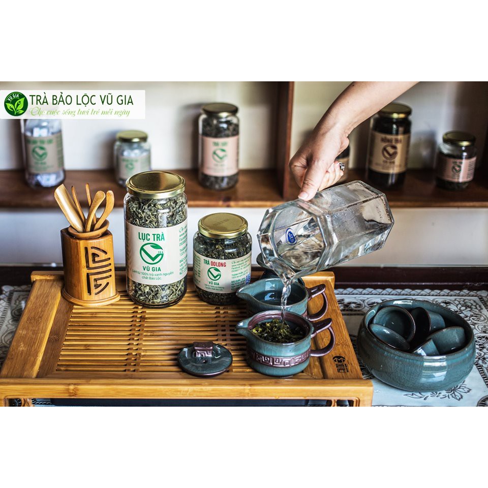 グリーンティー 100g 2瓶セット 検査証明書付き 茶葉 Bao Loc Vu Giaの通販・個人輸入代行販売商品 - vietnam porter