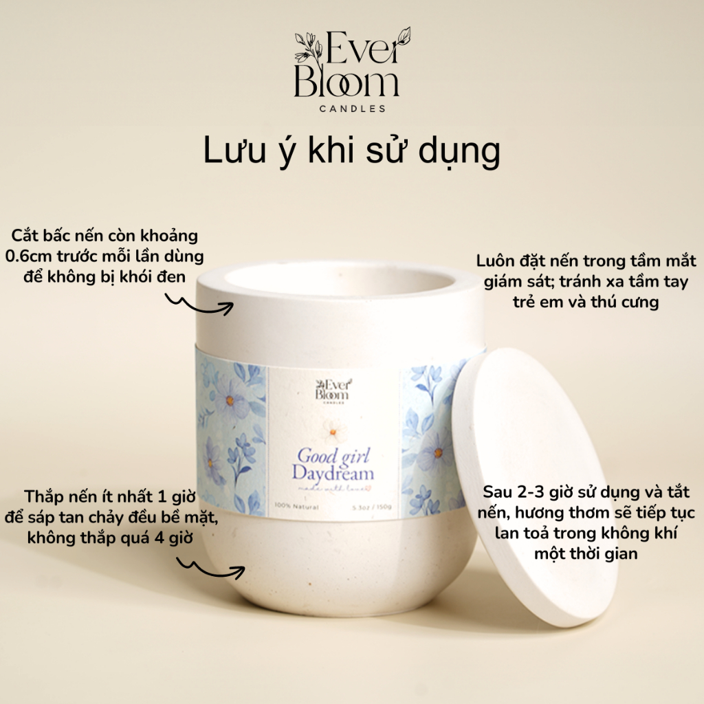 エバーブルーム アロマキャンドル ダラットバイブス 天然木と野花の香り 150g Ever Bloomの通販・個人輸入代行販売商品 ...