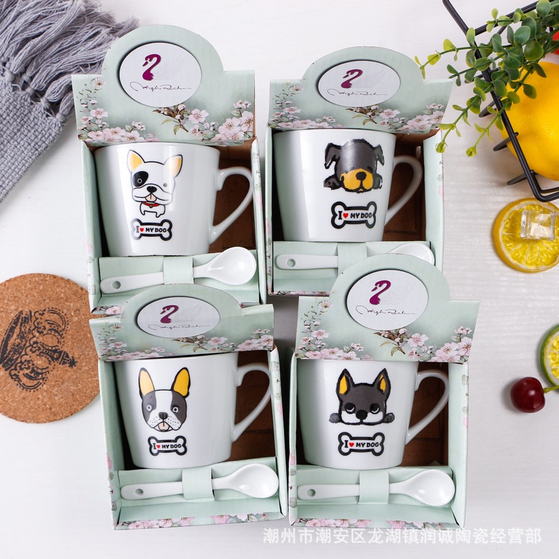 QDECOR ギフトコレクション カフェマグ 猫とサボテン柄 250ml QDECORの通販・個人輸入代行販売商品 - vietnam porter