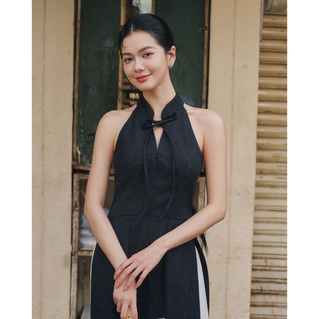 REMMUS デニムアオザイ 伝統的デザイン スリット入り S-XLサイズ REMMUSの通販・個人輸入代行販売商品 - vietnam porter