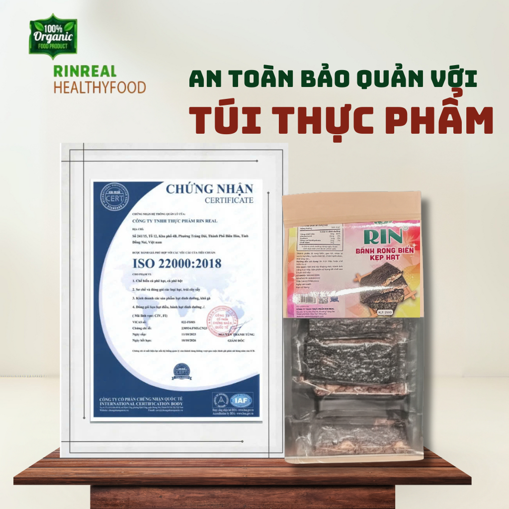 RIN REAL ヘルシークリスプ ナッツ入り海苔スナック グルテンフリー 100g RIN REALの通販・個人輸入代行販売商品 ...