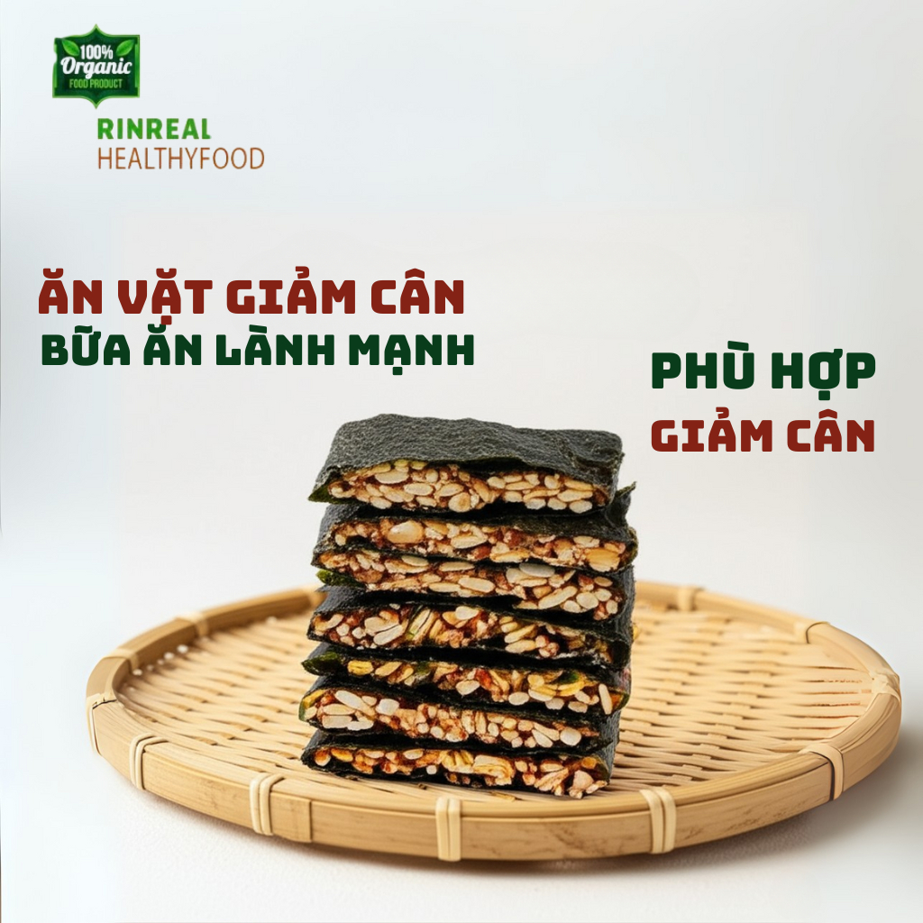 RIN REAL ヘルシークリスプ ナッツ入り海苔スナック グルテンフリー 100g RIN REALの通販・個人輸入代行販売商品 ...