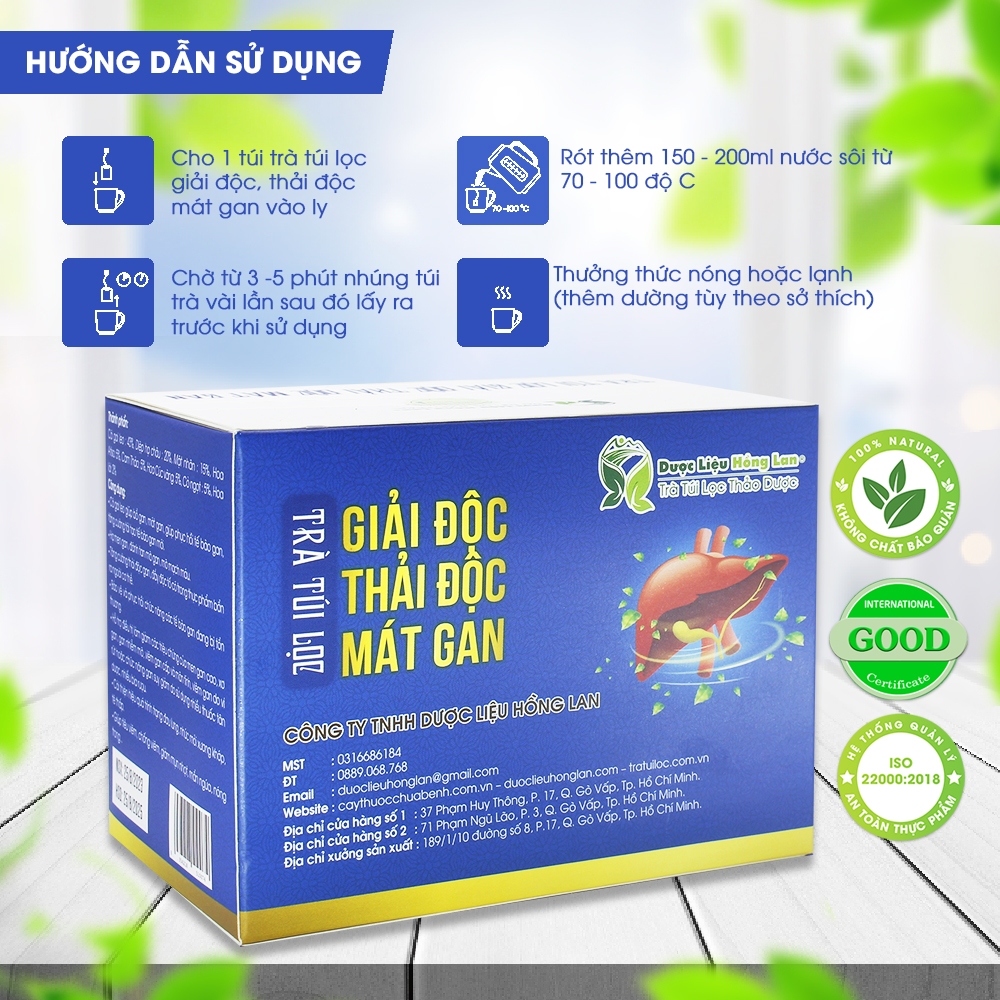 解毒サポート・肝臓冷却ティーバッグ 60g（3g×20包） 肝臓の冷却、肝臓酵素の低下、肝硬変、脂肪肝、急性肝炎に効果があります。の通販・個人輸入代行販売商品 - vietnam porter