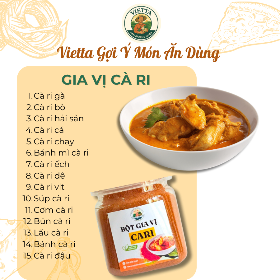 Vietta プレミアム カレーパウダー 芳醇な香りとマイルドな辛味 50g Viettaの通販・個人輸入代行販売商品 - vietnam ...